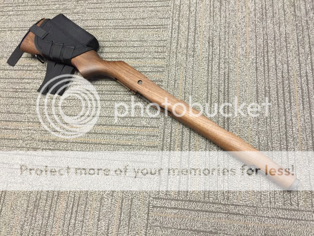 SOLD- springfield M1A - walnut stock , coyote m1a cheek riser - Calguns.net